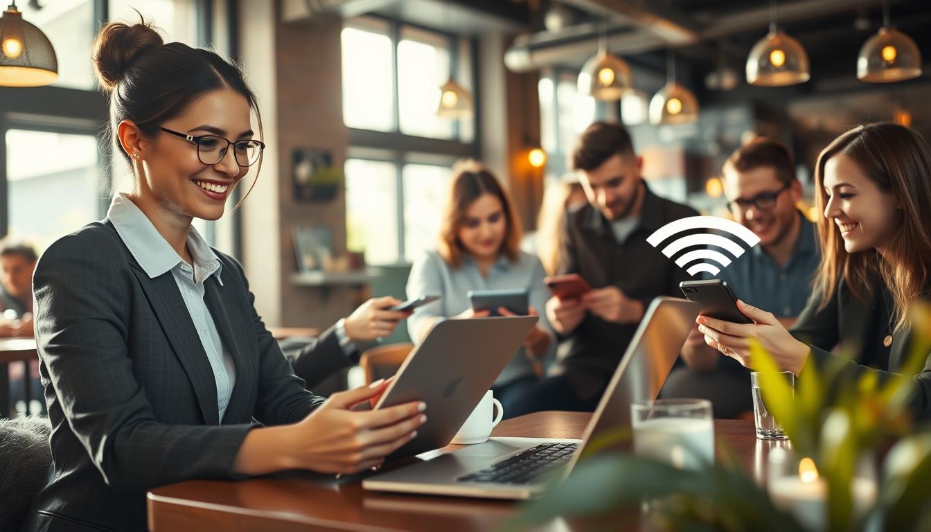 Discover where there's free Wi-Fi and connect for free now.